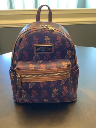 Disney Loungefly EPCOT 35th Anniversary Figment Mini Backpack | eBay