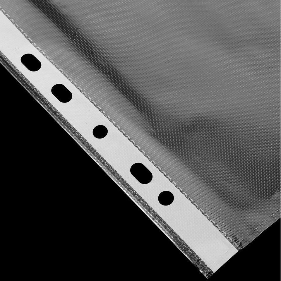 100pcs Race Bib Holder Sleeves for Marathon Runners - 11 Holes Clear ...