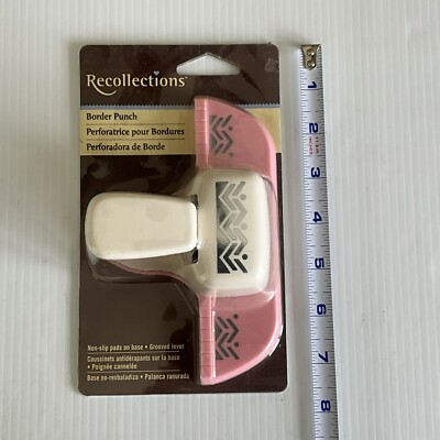 Recollections Border Punch Pink Non-Slip Pads Grooved Lever Arrows ...