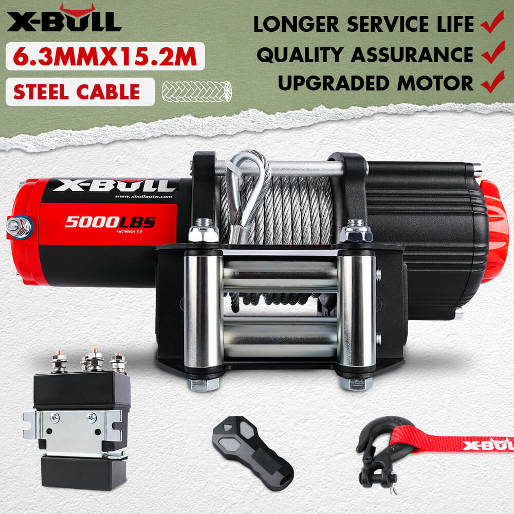 X-BULL 12V Electric Winch 3000LB 4500LBS 5000LBS Boat Trailers Winch ...