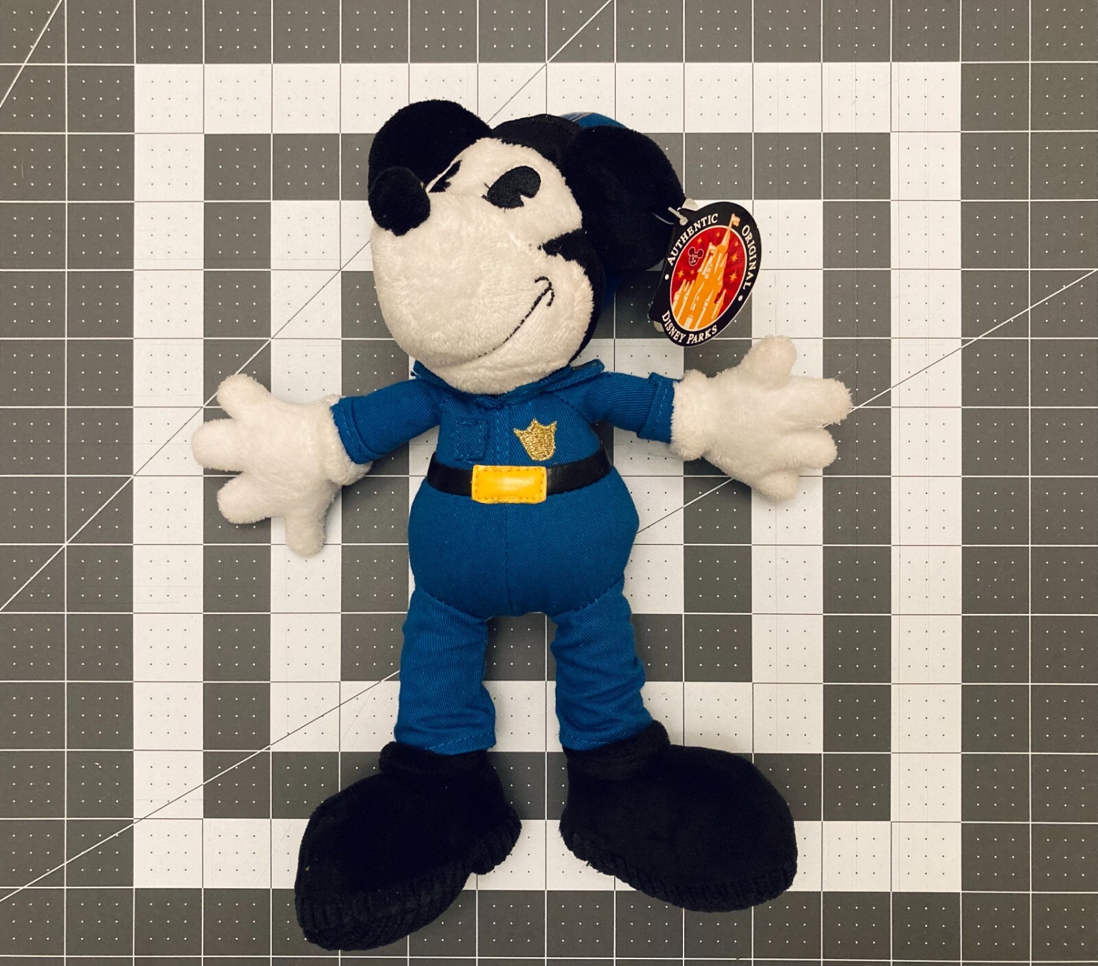 Mickey Mouse NYC Police Department 55th & 5th Bean Bag Plush Disney ...