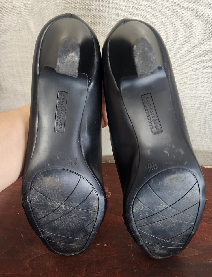 Comfort Plus By Predictions Black Pumps 2" Heels Shoes - Size 11W | eBay