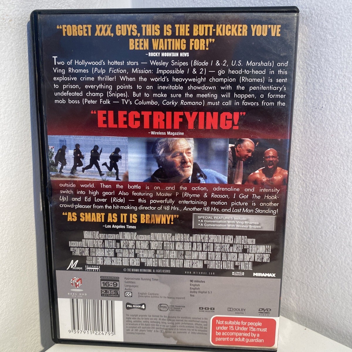 Undisputed Vhs 2002 Wesley Snipes Ving Rhames Ebay Amazon.com:
