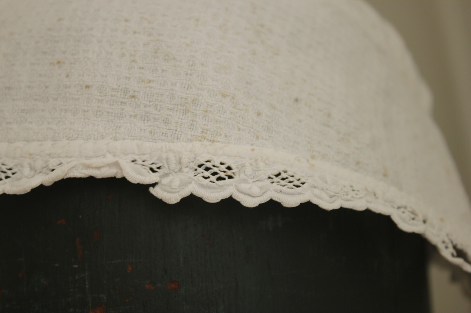 Headdress Antique French White Bonnet Coiffe Cap Lady's Hat early 19th ...