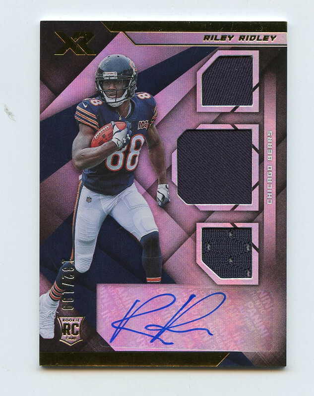 Riley Ridley 2019 Panini XR Rookie Triple Swatch Autographs /199 | eBay