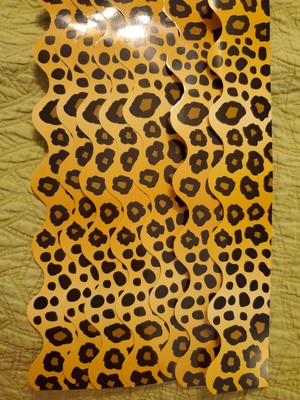 Animal Print Bulletin Board Border
