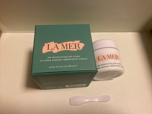 ~EMPTY LA MER The Moisturizing Soft Cream USED LAMER Container Box 2 OZ ...