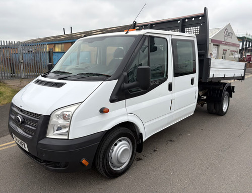 2014 Ford Transit D/Cab Chassis TDCi 100ps [DRW] TIPPER CHASSIS CAB ...