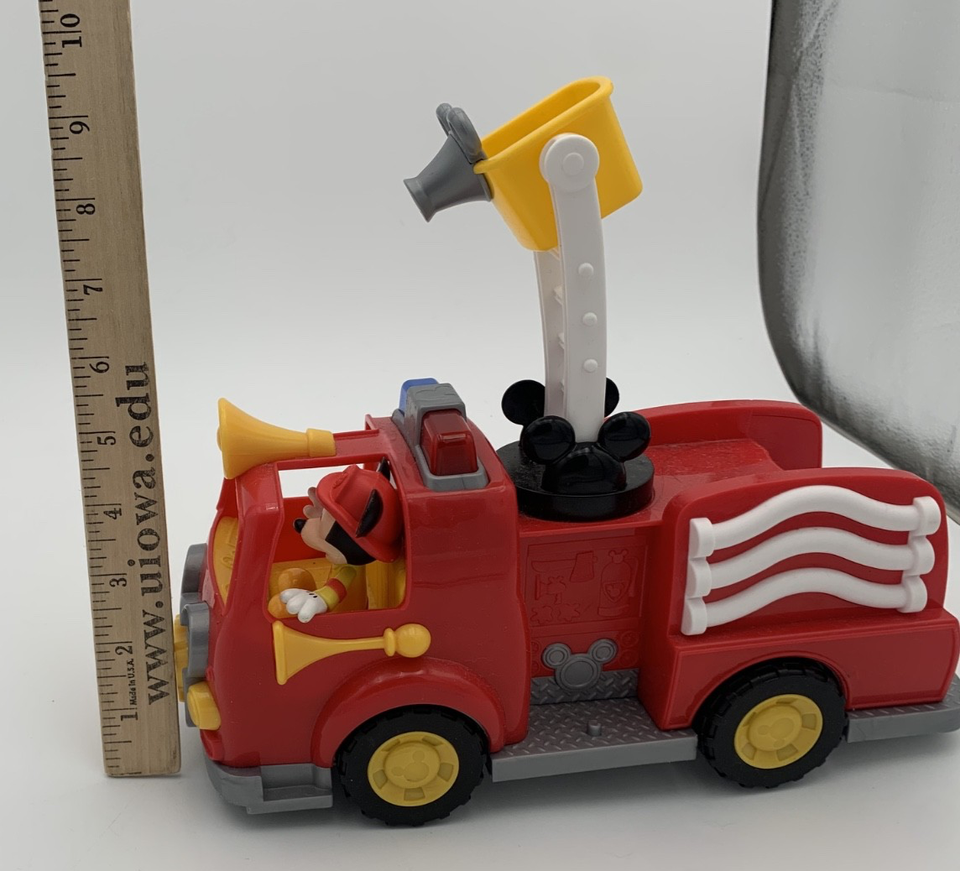 Disney Junior Mickey Fire Engine - Fire Truck Toy Lights & Sounds ...