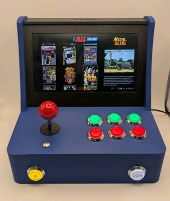 Minicade Arcade - Custom Built Mini Bar Top Arcade. Blue and Black ...