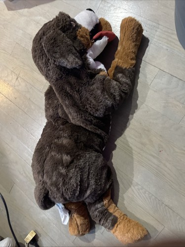 Ikea Hoppig Bernese Mountain Dog Stuffed Animal Plush Puppy Toy Brown ...