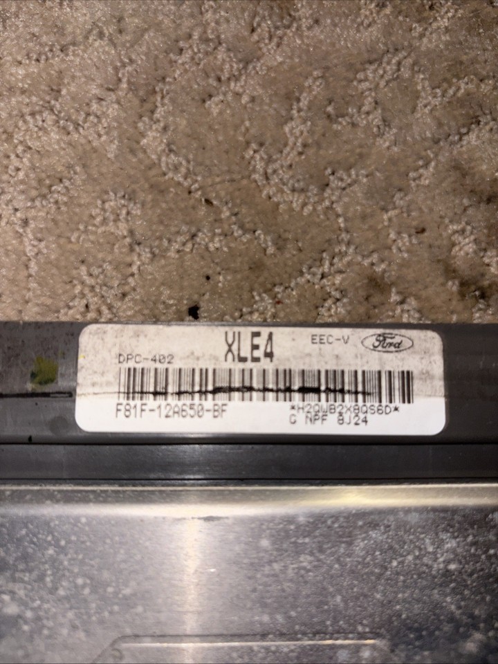 1999 99 FORD POWERSTROKE F250 F350 7.3L ECM PCM PCU XLE4 F81F-12A650-BF ...