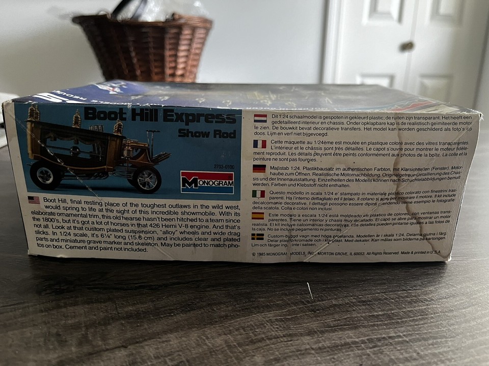 Boot Hill Express Show Rod Model Kit By Monogram. 1/24, 1985. | eBay