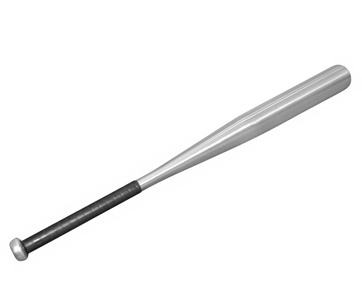Silver Baseball Bat Png
