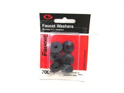 CHICAGO SPECIALTY BEVELED FAUCET WASHERS, 3/8" L WASHERS, 7006C | eBay