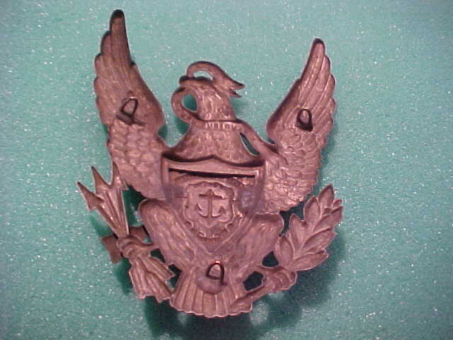 U.S. 1881 MODEL STATE OF RHODE ISLAND SHAKO HELMET INSIGNIA EMBLEM | eBay