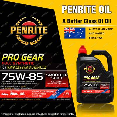 Penrite Manual Gearbox Oil 75W-85 2.5L for Ford Falcon Fairmont ...