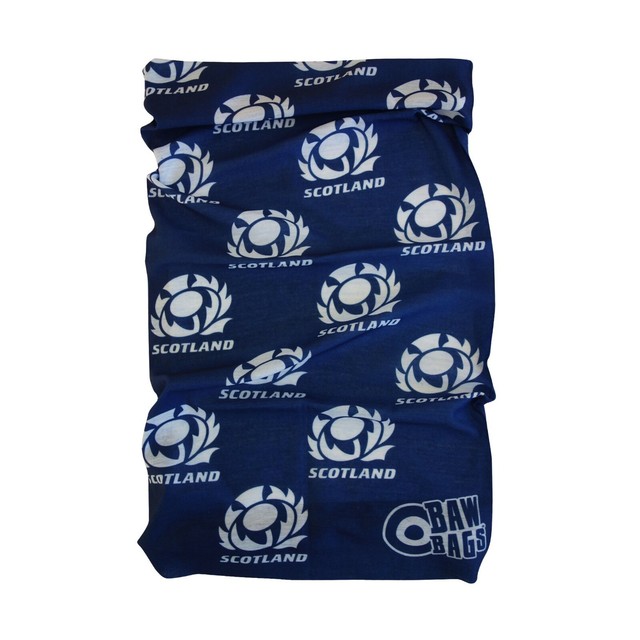 BAWBAGS HOME SCOTLAND RUGBY PRINT SNOOD FACEMASK HEADBAND WEAR MULTIPLE ...