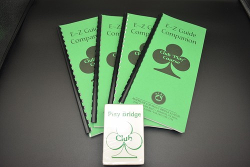 New Sealed Bridge Deck Cards & 4 EZ Guide Companion Club Play Course ...