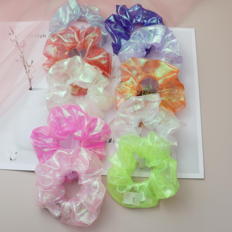 Light Up Scrunchies 2-Pack LED Hair Ties for Girls | Glow in the Dark ...
