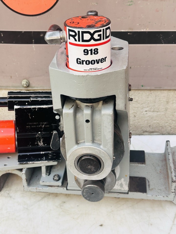 Rigid 918 Roll Groover 2" - 12" Capacity , Set For 2-6” Fits Ridgid 300 ...