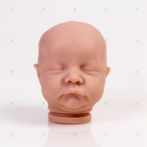 New Unpainted Reborn Dolls Head Kits for 19"/20"/21" Vinyl Baby Doll ...