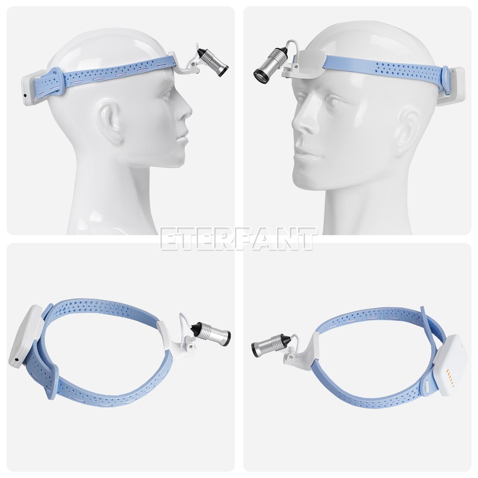 ETERFANT Dental 5W LED Lightweight Headlig Lamp/3.5X Headband Binocular ...