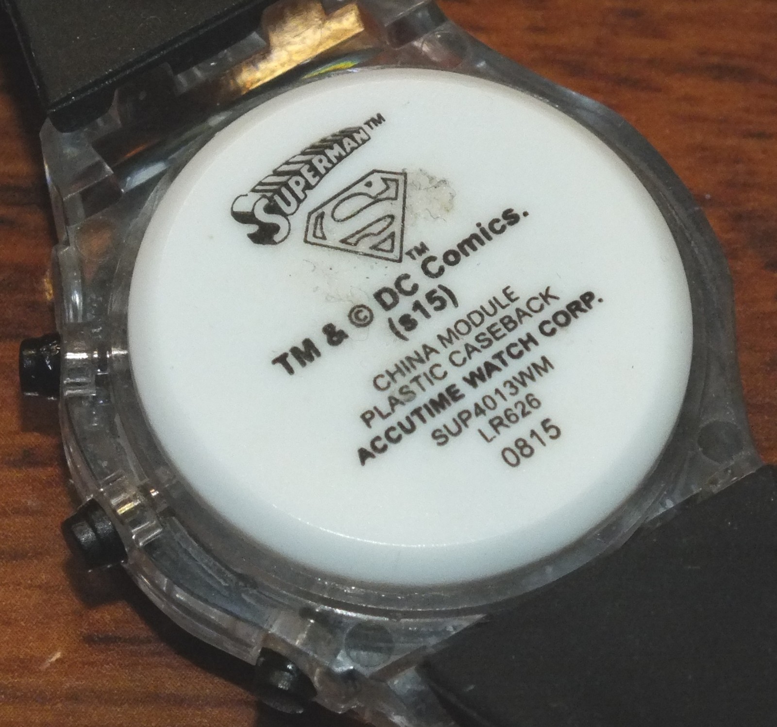 TM & DC Comics (s15) Superman Light Up Plastic Case-Back Children's ...