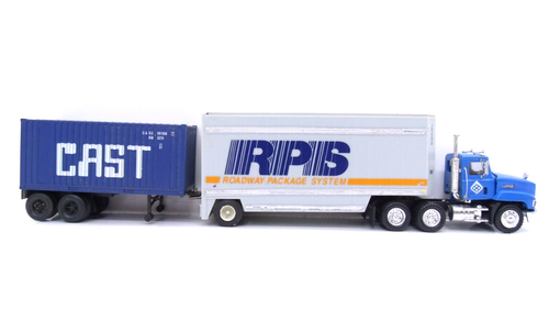Totally Custom HO Semi Tractor Truck Pulling RPS Roadway Package & CAST ...