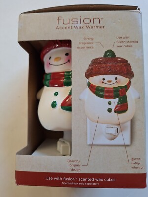 Jimbo The Snowman Fusion Accent Wax Warmer With Swivel Plug And 15W ...