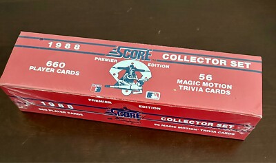 Score 1988 '88 Baseball Cards Premier Edition Collectors Set FACTORY ...
