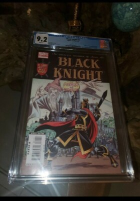 BLACK KNIGHT #1 ONE SHOT 2010 CGC 9.2 ORIGIN ISSUE * MERLIN ETERNALS ...