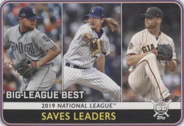 2020 Topps Big League - League Leaders Josh Hader, Will Smith, Kirby ...