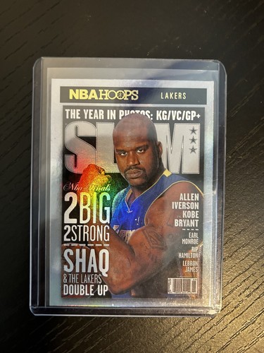 2020-21 NBA Hoops Shaquille O’Neal SLAM HOLO Insert #9 Rare Parallel ...