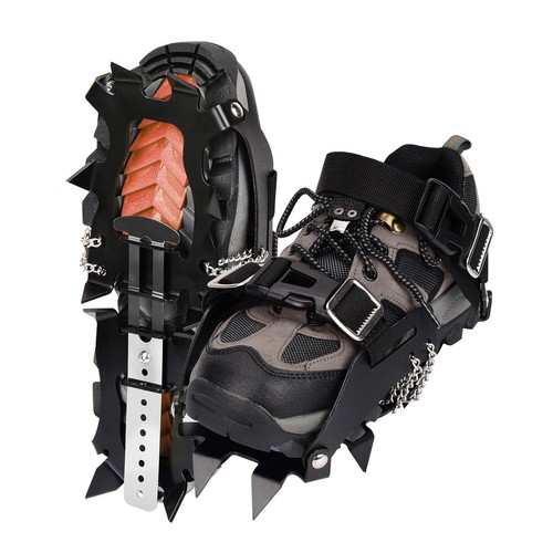 Metal Ice Crampons for Hiking Shoes&Boots Cleats for Snow Ice Anti-slip ...