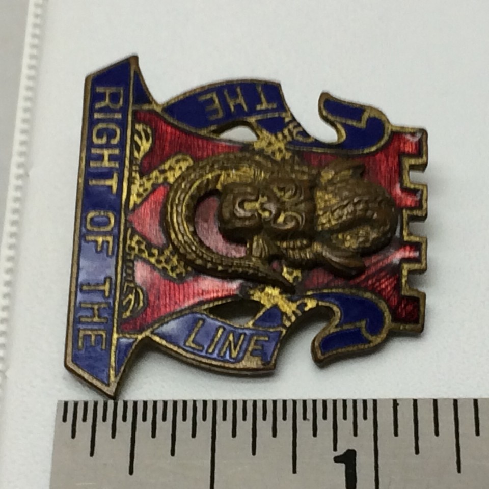 Vintage Military U.S. Army 14th Infantry Regiment Enamel insignia Pin ...