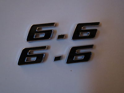 6.6 6.6L 400 CID ENGINE ID FENDER HOOD SCOOP QUARTER TRUNK EMBLEMS ...