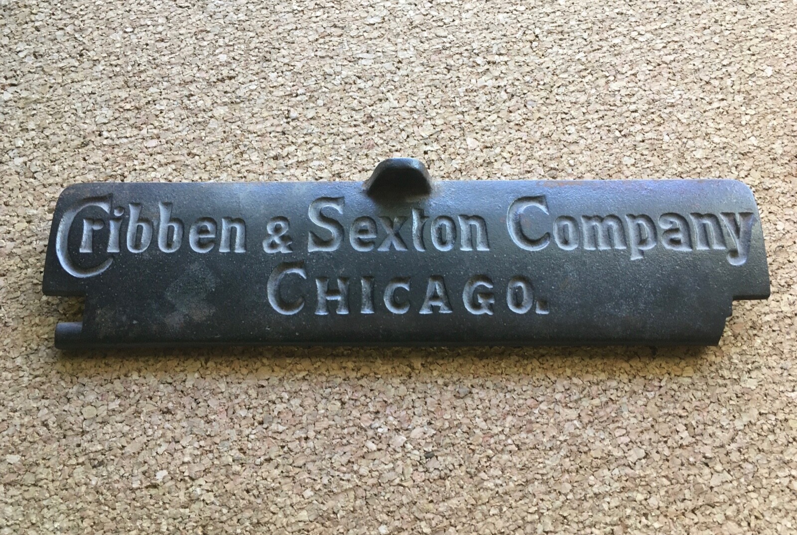 Vintage Cast Iron Sign - Cribben & Sexton Company Chicago | eBay