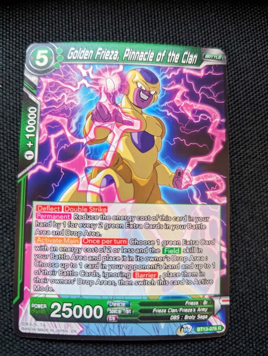 Golden Frieza BT13-076 R Supreme Rivalry Dragon Ball Super DBS Card NM | eBay