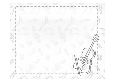 Violin Viola novelty music themed mini sticky notepad notebook 40pg 9cm ...