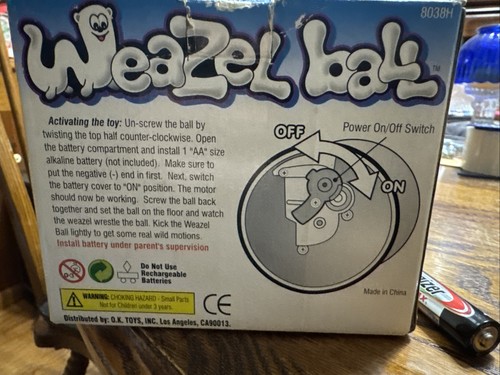 Best Cat Toys Interactive Teaser Chase Moving Weasel Roll Ball Battery ...