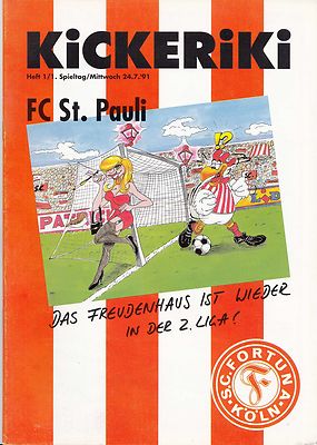 II. BL 91/92 Fortuna Cologne - FC St. Pauli, 24.07.1991 | eBay UK
