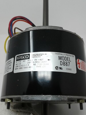 Fasco blower motor New Model # D887 | eBay