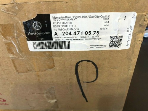 2013 2014 2015 MERCEDES DIESEL GLK250 HEATING UNIT RS PREHEATER ...