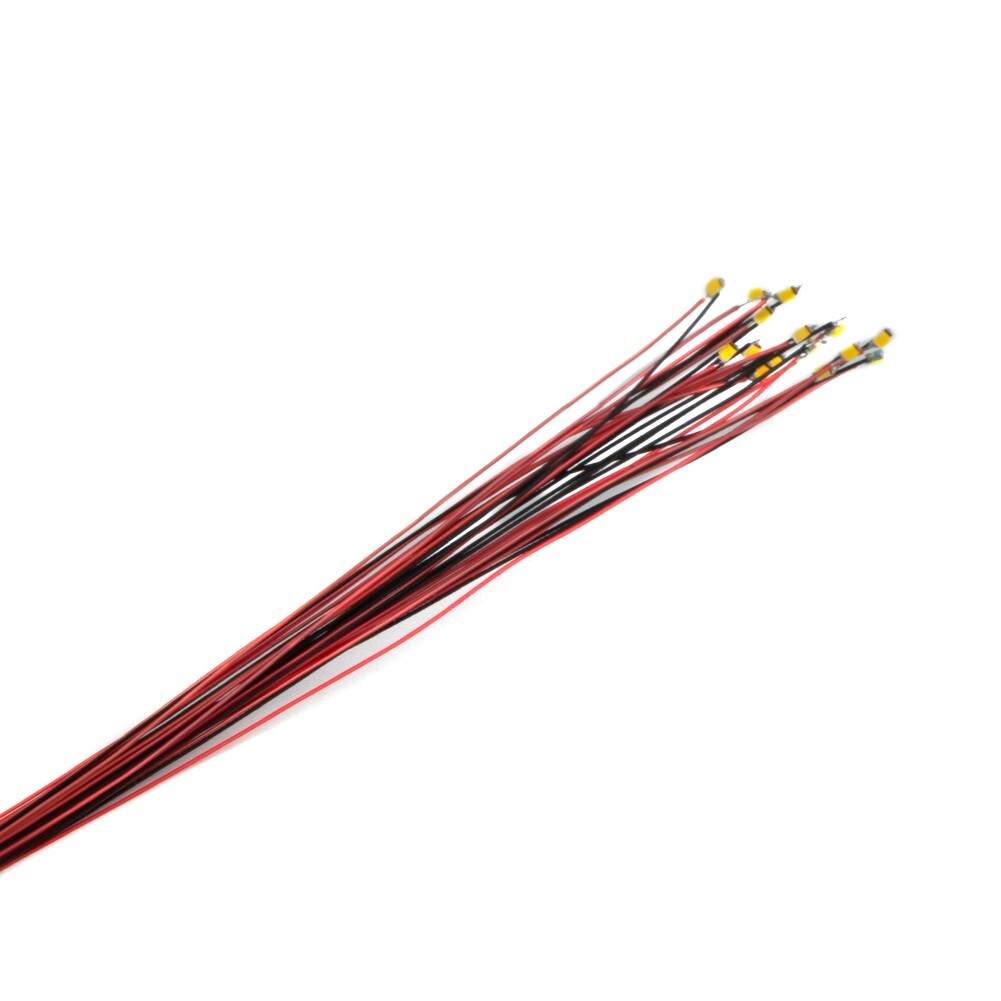 30 Pcs 0402 For LEDs Soldered LED Mini Bulbs Pre Wired Lights Soldered ...