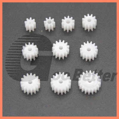 Plastic Spindle Gear Module 0.5 Mod Spur Gears for Toy Parts Car Motor ...