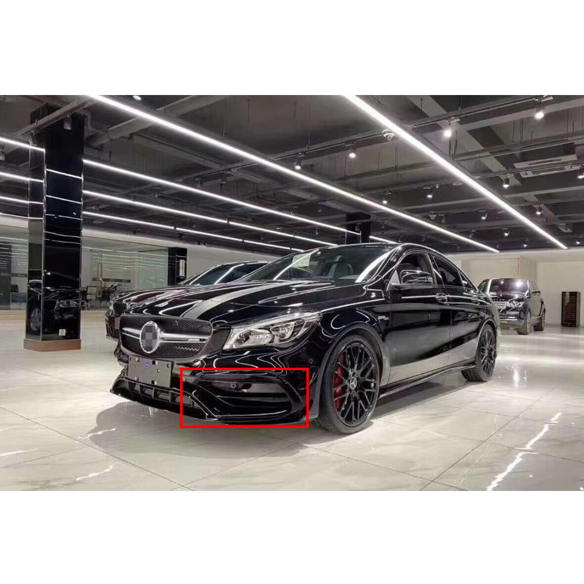 Front Bumper Fog Light Grilles Trim Replace Cover for Benz CLA W117 ...