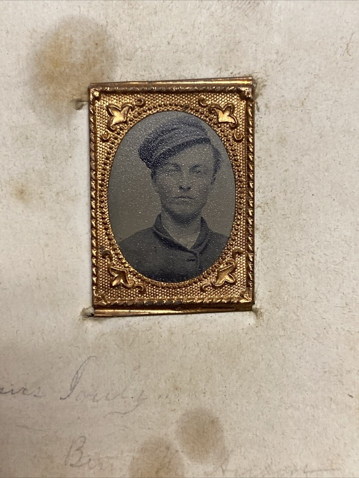 Great signed CDV Tintype of US Civil War 79th Ohio Infantry Benjamin ...