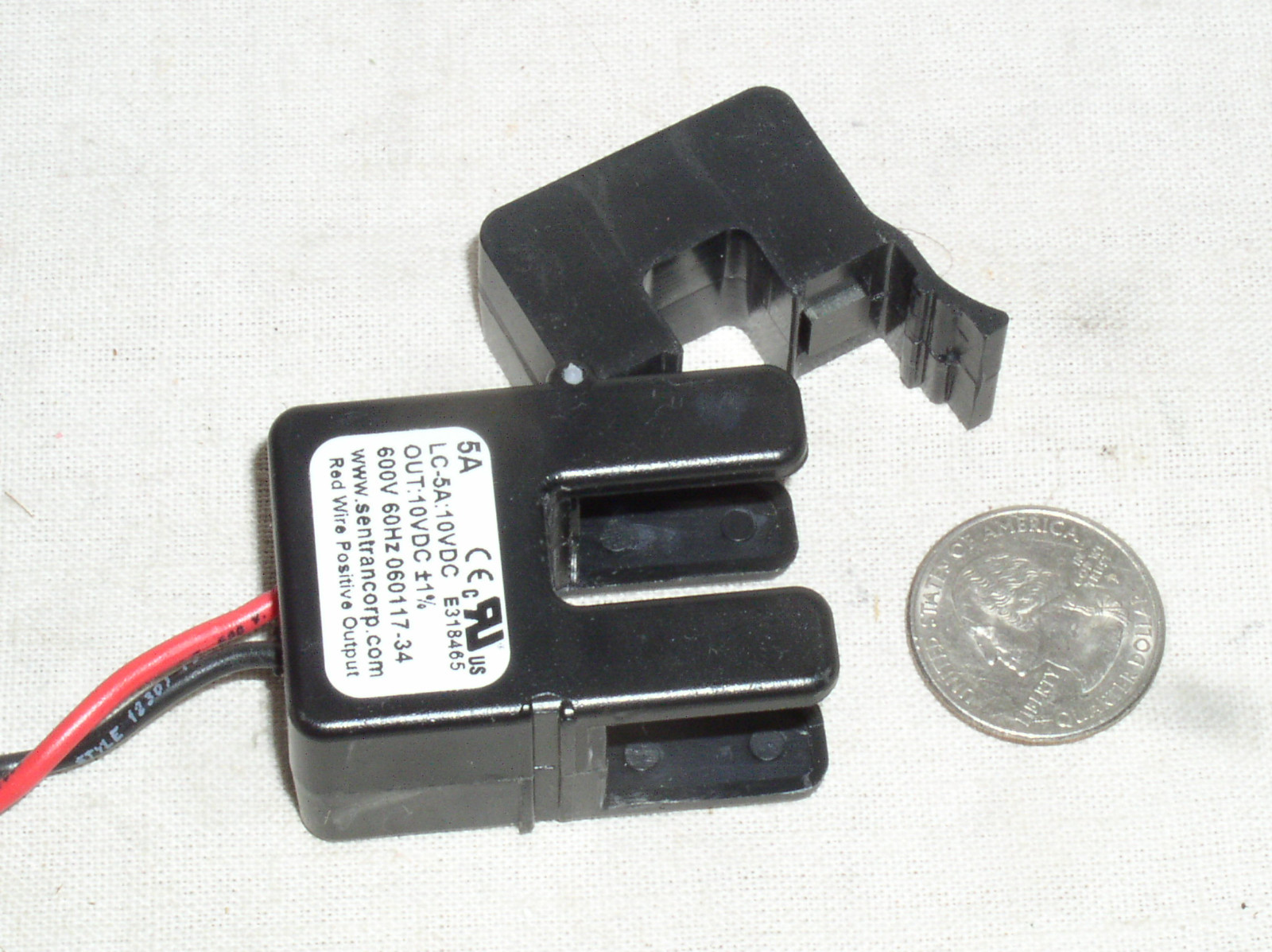 SENTRAN SPLIT CORE CURRENT TRANSFORMER LC5A LC-5A 5A AC TO 10V DC CLIP ...