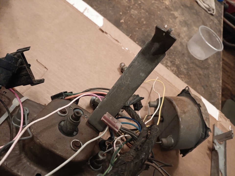 66 GTO dash wiring harness speedometer cluster rally clock fuse box ...